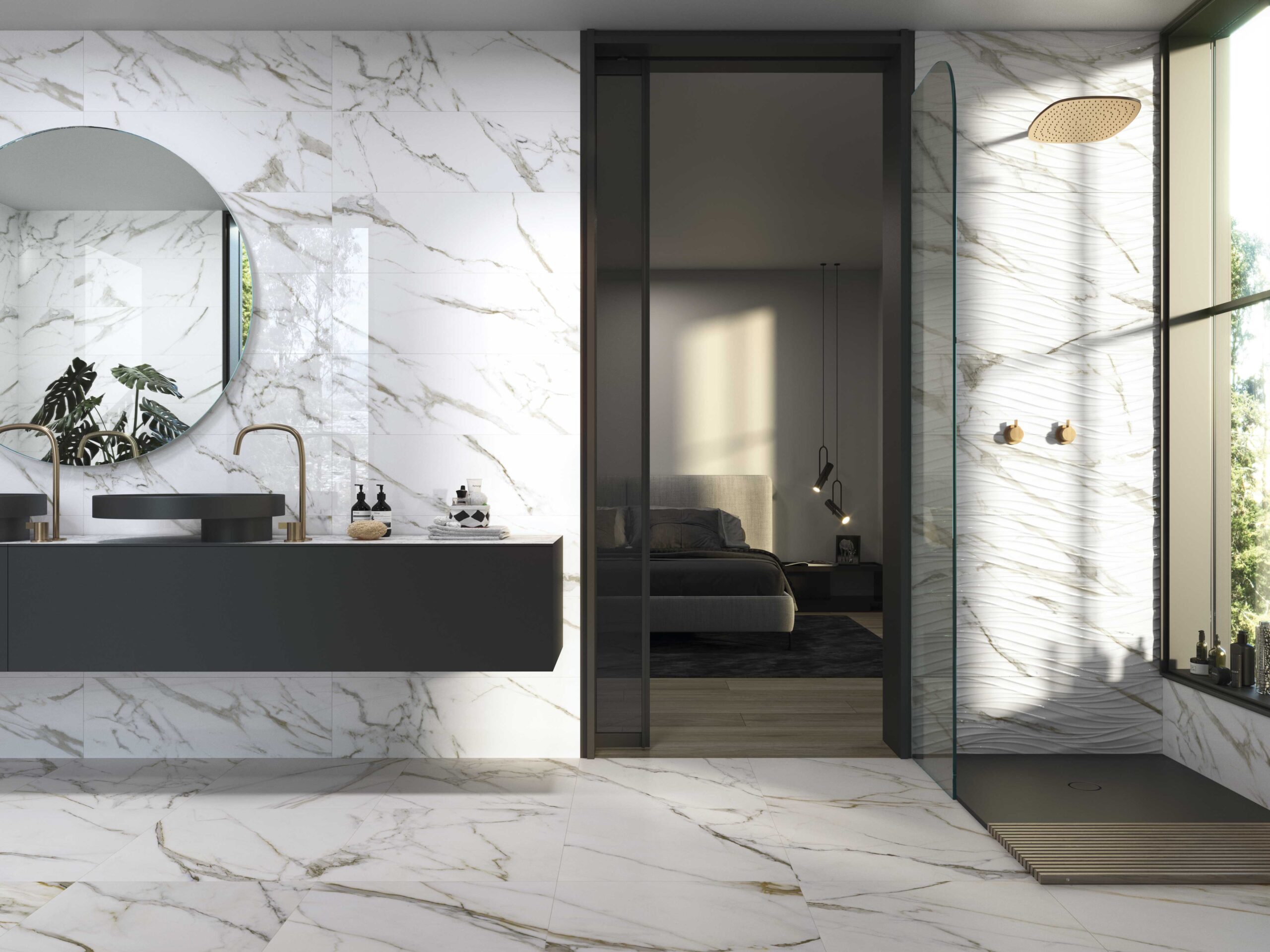 La elegancia del acabado en mármol - Azulev